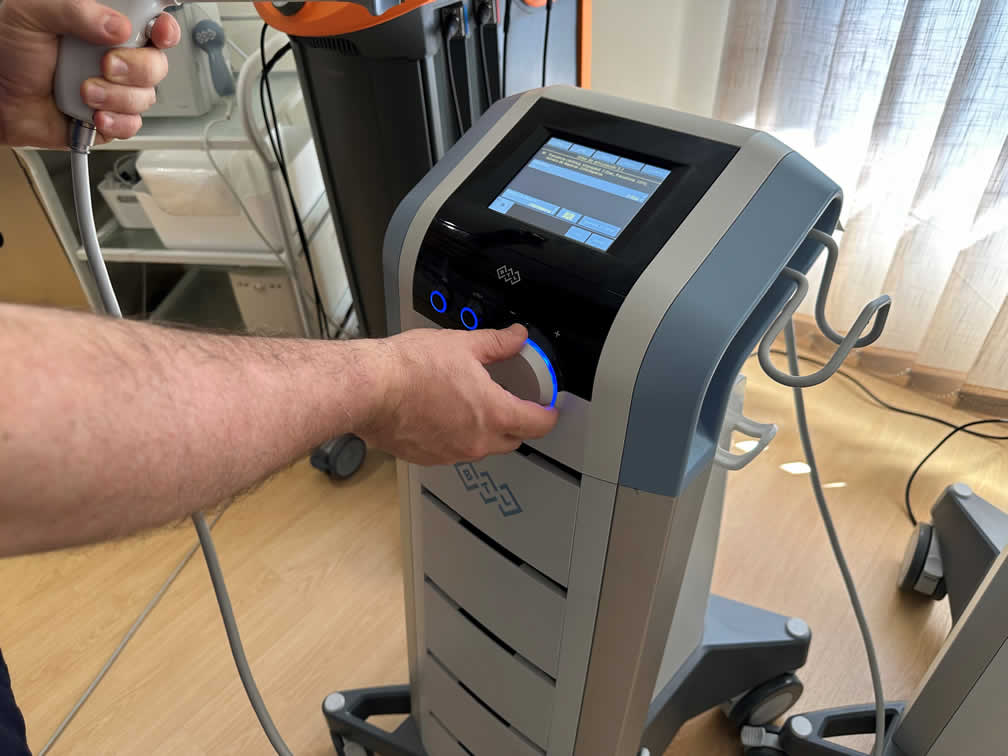Ondas de choque, terapia para lesiones